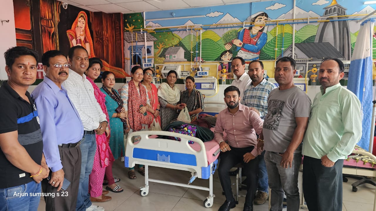 Fruit Distribution Program Organized at Almora District Hospital on Former CM Koshyari’s ...